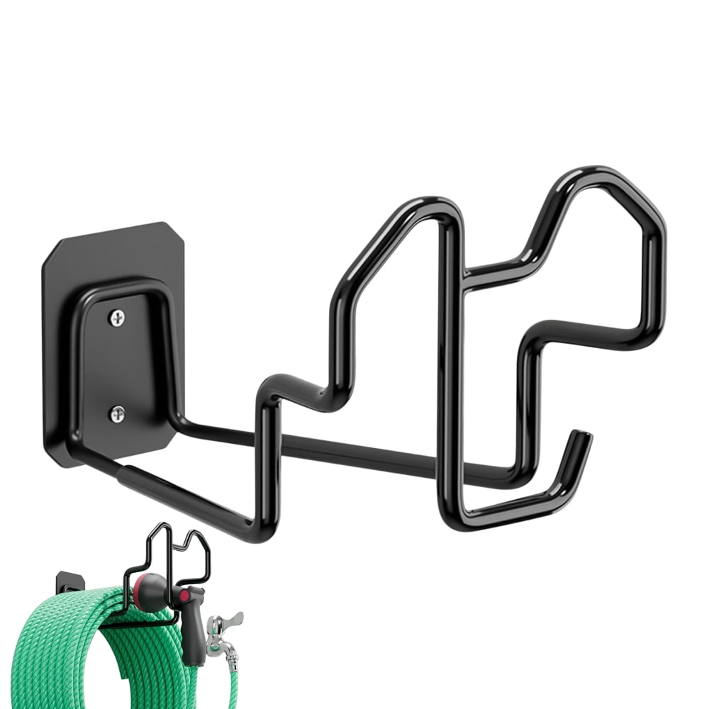 Hemousy Hose Wall Mount Hose Mount for Outside Wall Wall-Mounted Hanger ...
