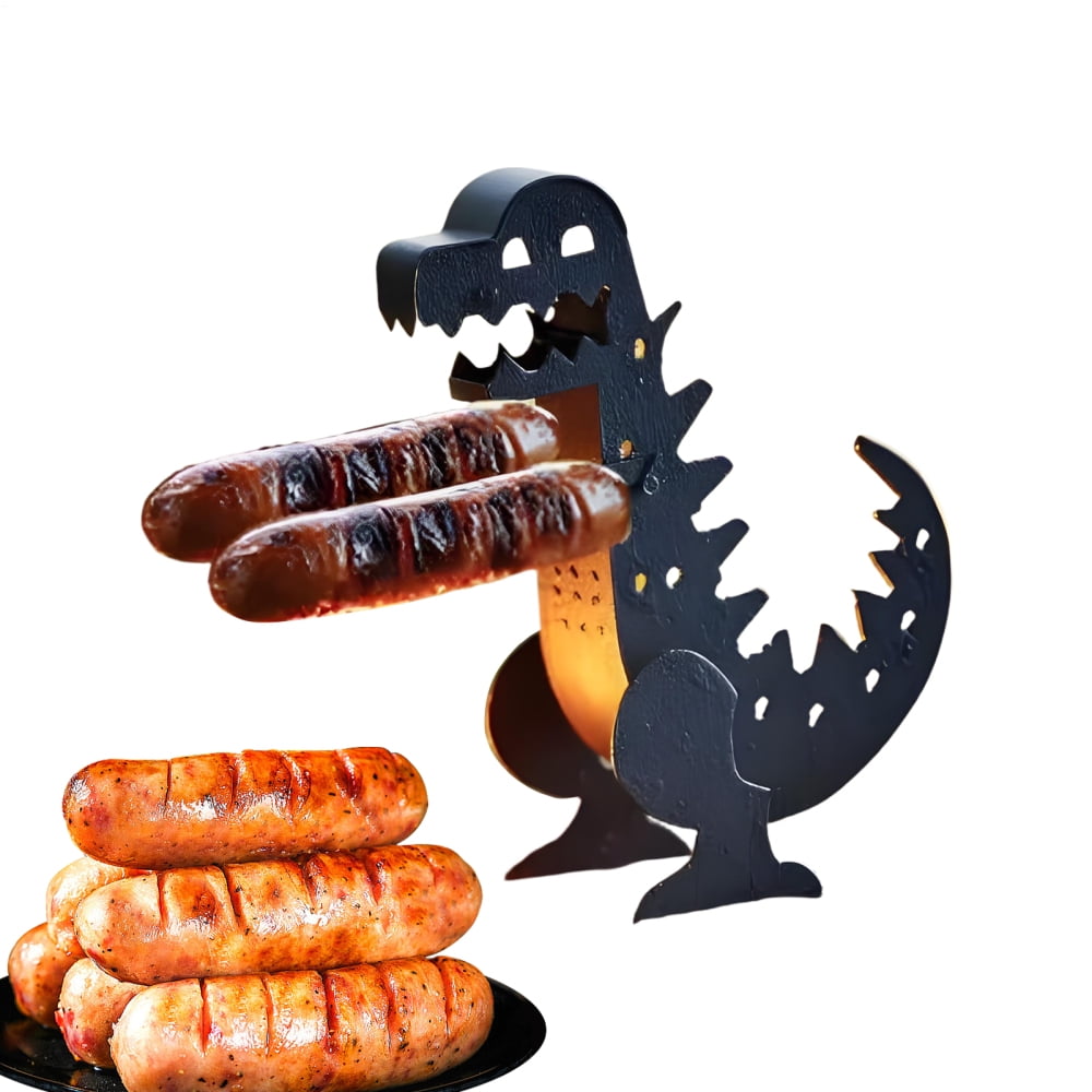 Hemousy Hot Dog Grill Funny Dinosaur Shape Hot Dog Rack Grilling Cookware & Rotisseries for ...