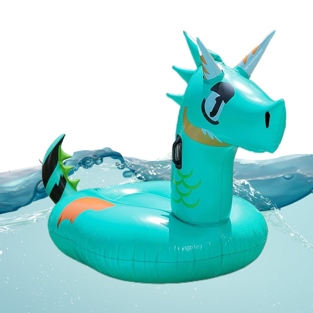 Hemousy Inflatable Pool Floats for Adults Large Dragon Inflatable Pool ...