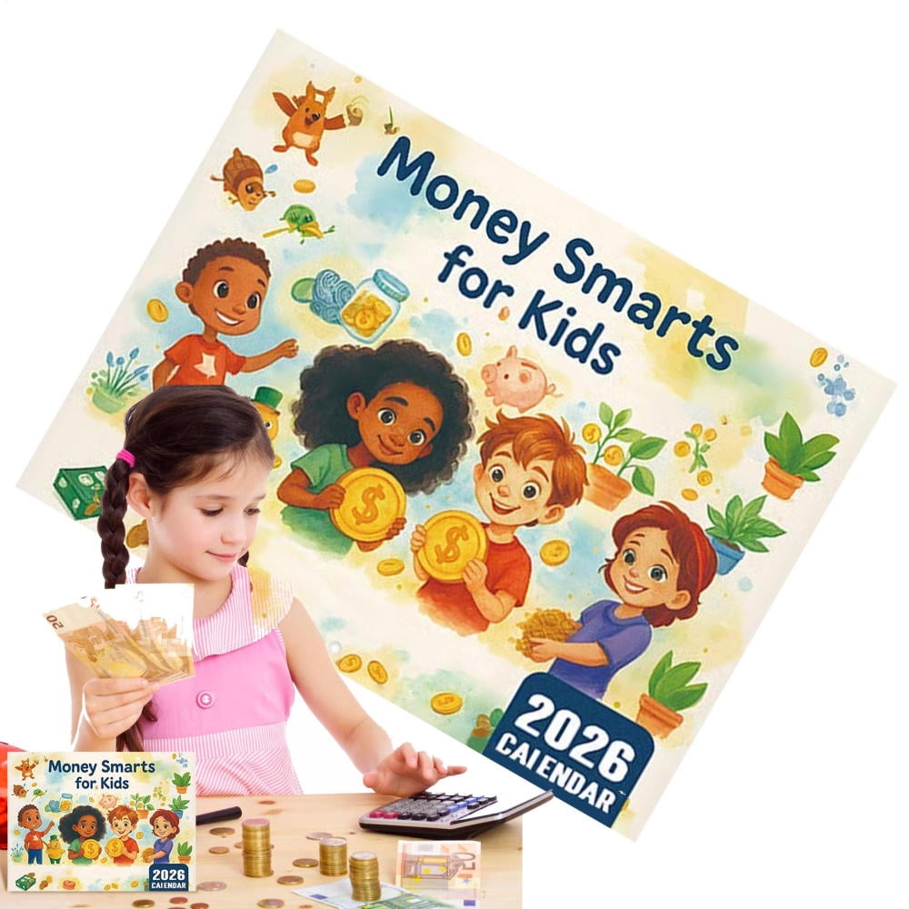 Hemousy Kids Calendar 2026 Classroom Toddler Money Calendar Interactive ...