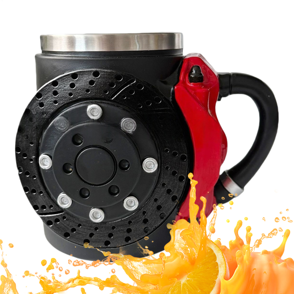 Hemousy Novelty Coffee Mugs Brake Mug Ergonomic Cup with Handle for ...