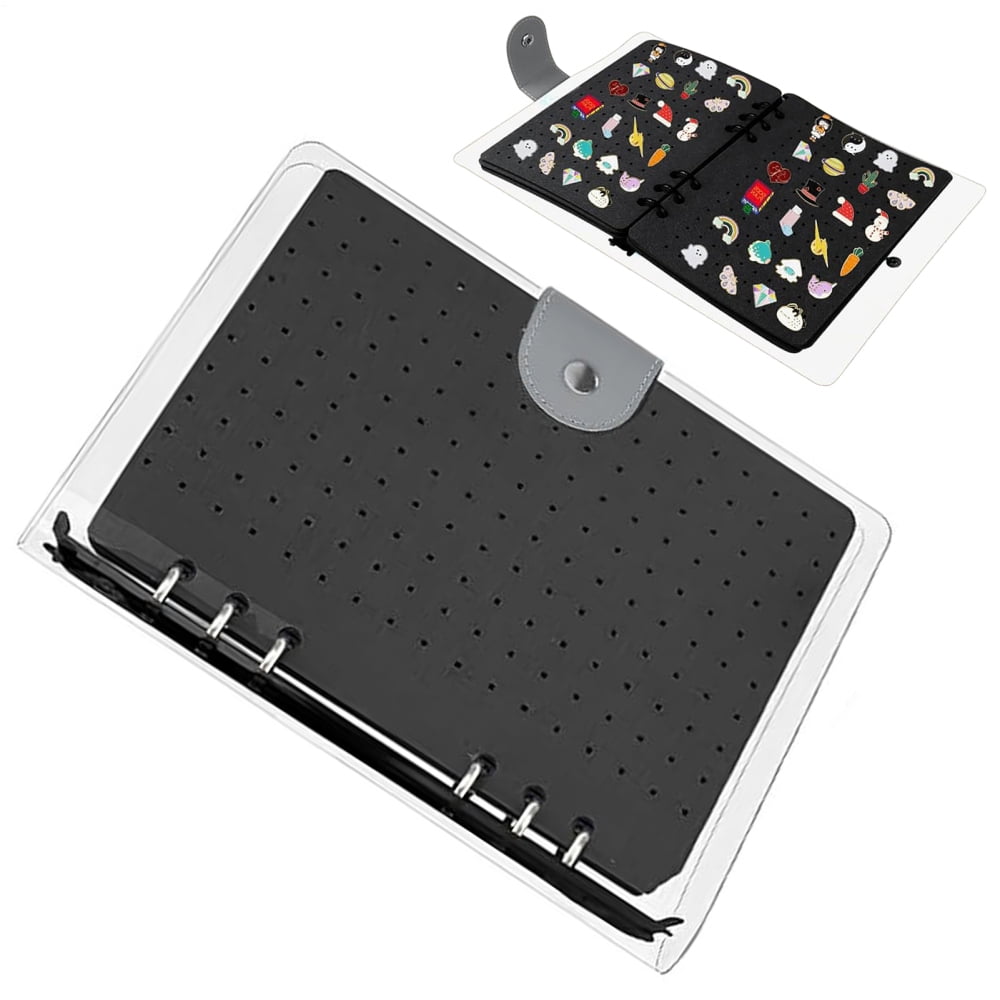 Hemousy Pin Book for Enamel Pins Pin Storage Felt Binder Holder Display ...