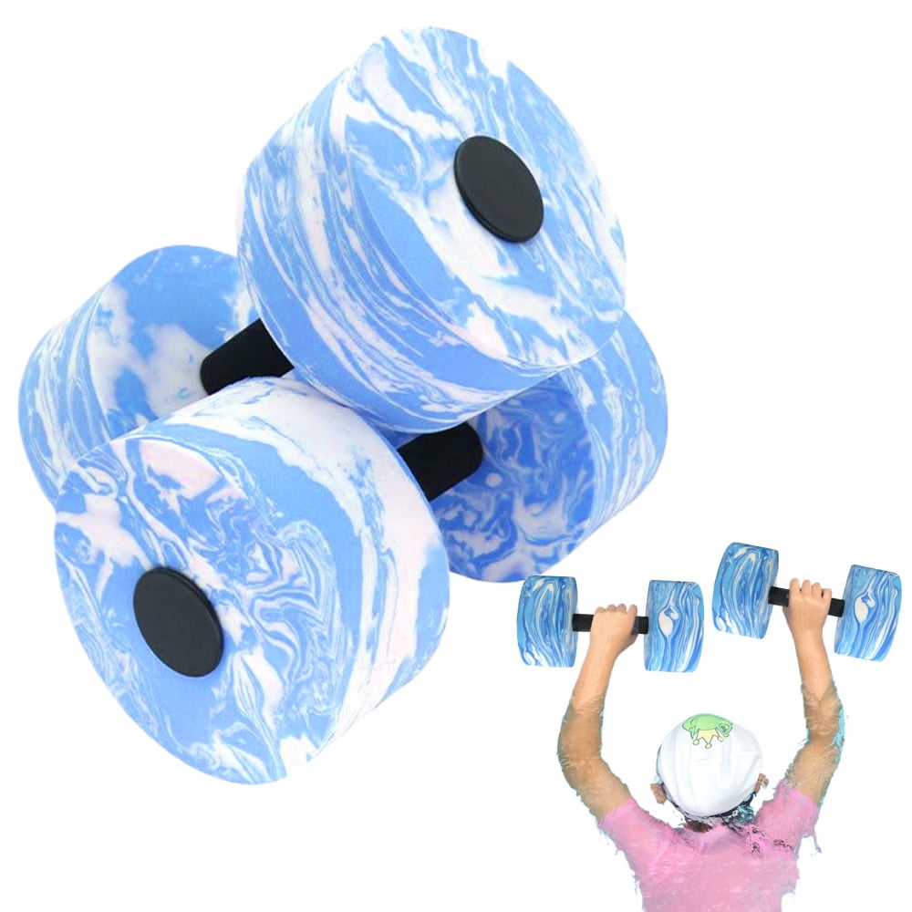 Hemousy Pool Dumbbells Aerobic Exercise Water Foam Dumbbell Ergonomic ...