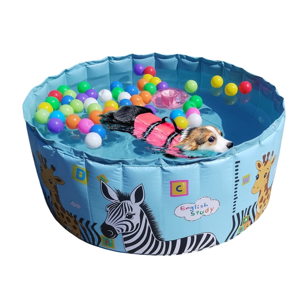 Hemousy Portable Pool Portable Foldable Pet Pool Swimming And Diving ...