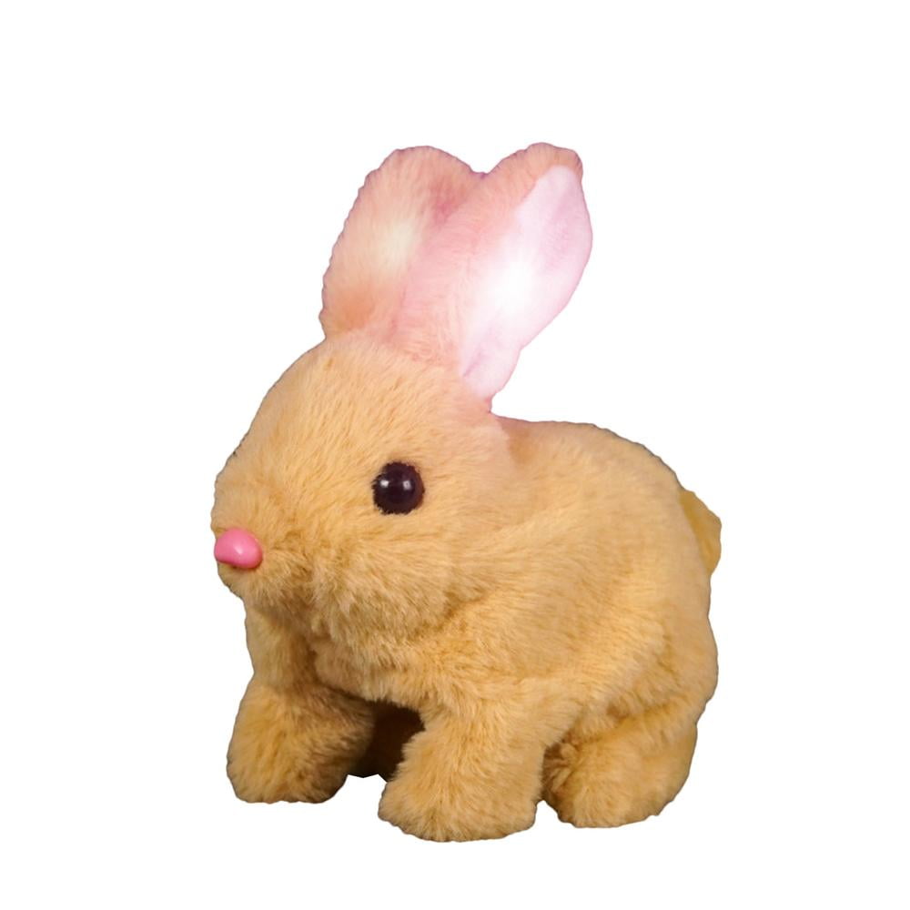 Hemousy Realistic Bunny Electric Bunny Plush Rabbit Doll Stuffed ...