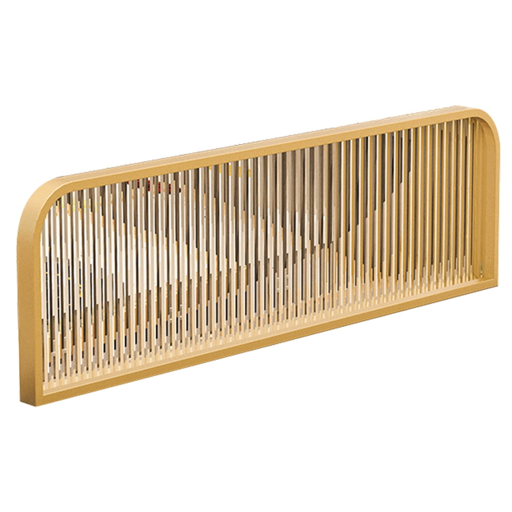 Hemousy Restaurant Booth Divider, 39.4"x11.8" Reeded Glass & Anti-Rust ...