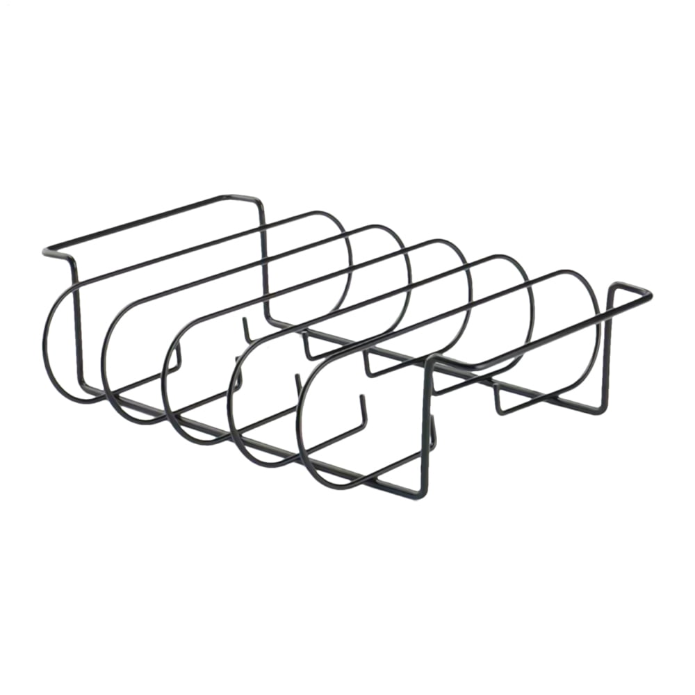 Hemousy Rib Stand for Grill Carbon Steel Rib Roasting Stand Steak ...