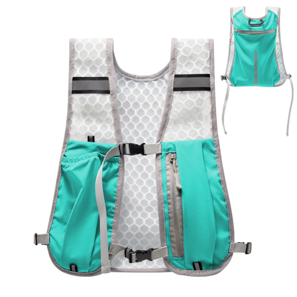 Hemousy Running Chest Pack Reflective Hydration Phone Holder Chest Pack ...