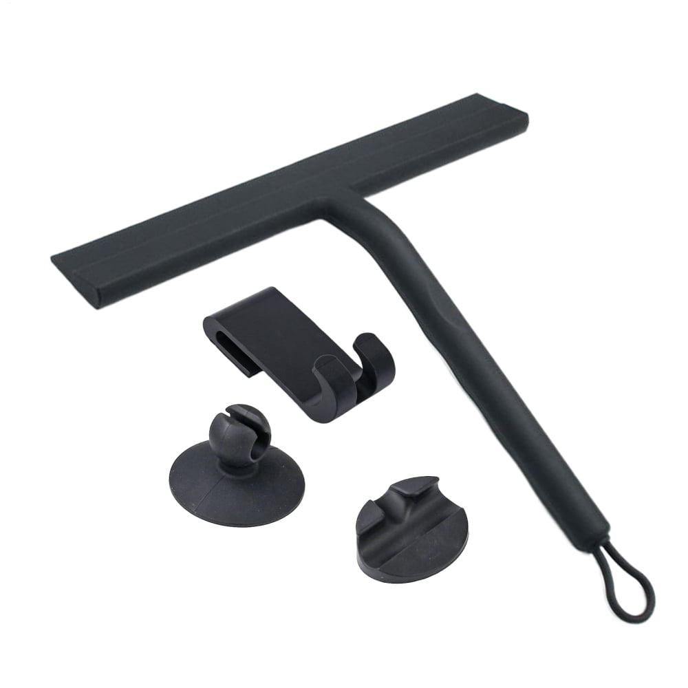 Hemousy Shower Door Squeegee Shower Squeegee for Glass Doors Silicone ...