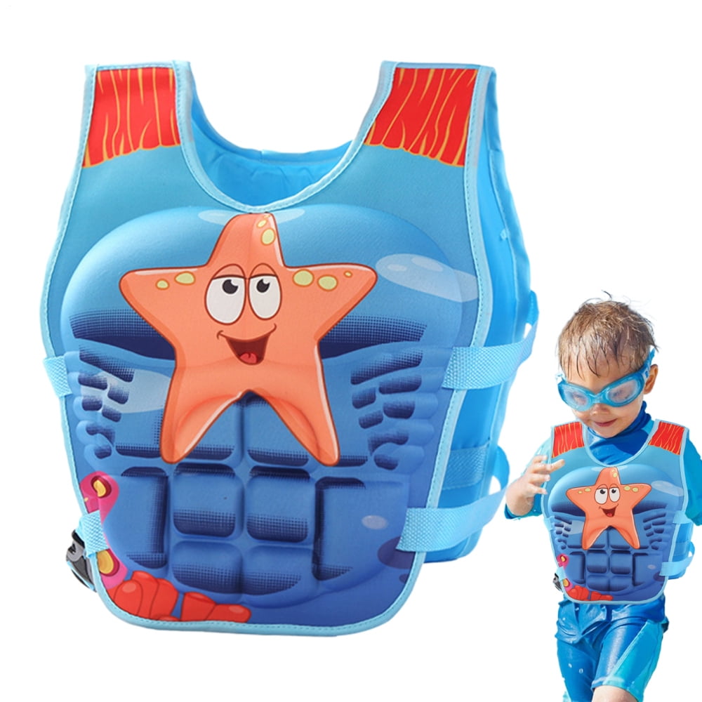 Hemousy Swim Vest Toddler Float Swimsuit for Child Kayaking Swimsuit ...