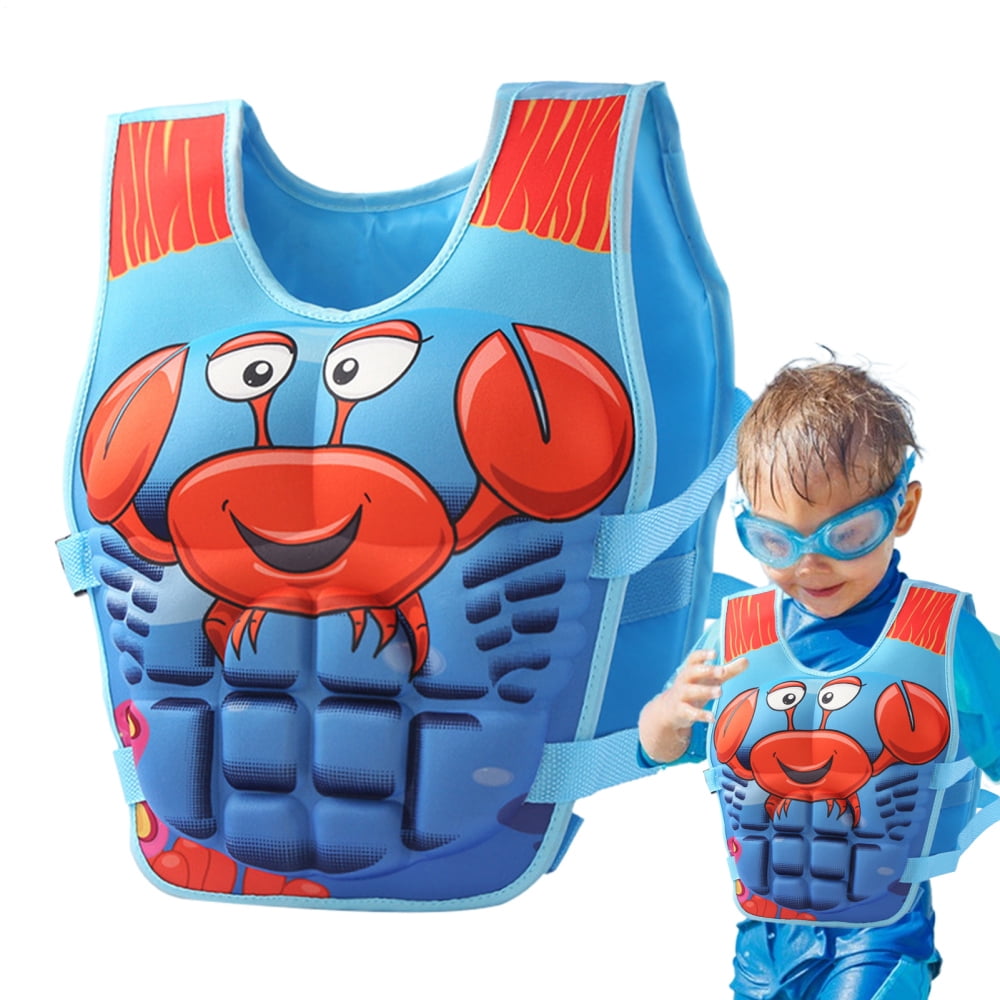 Hemousy Swim Vest for Kids Children Swimsuit for Pool Kayaking Swimsuit ...