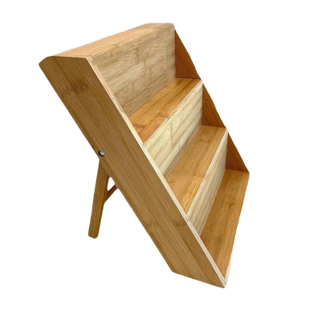 Hemousy Tiered Display Stand 3-Tier Wood Perfume Organizer Stand ...