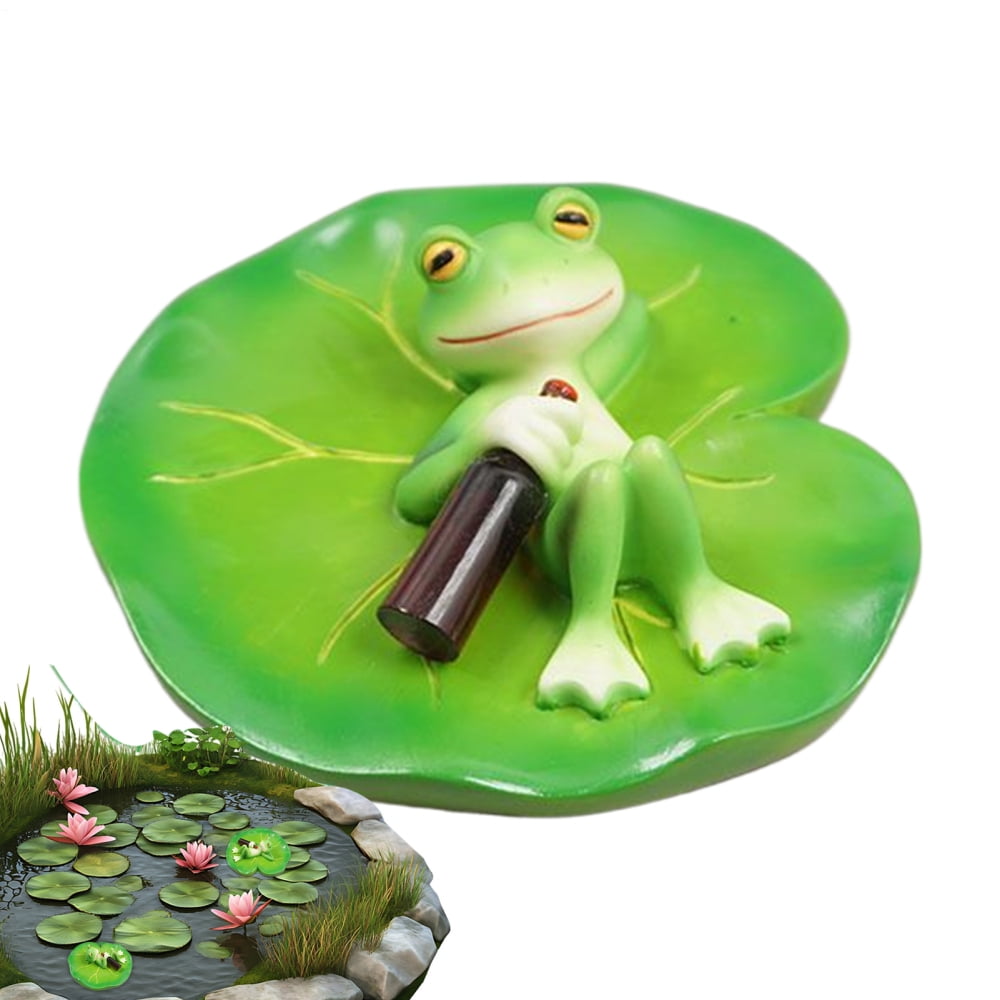 Hemousy Tiny Resin Frogs Resin Frog Garden Statues Lightweight Tiny ...