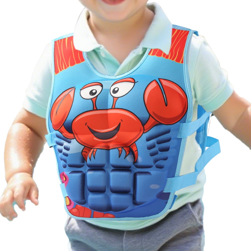 Hemousy Toddler Swim Vest Float Swimsuit for Child Kayaking Swimsuit ...