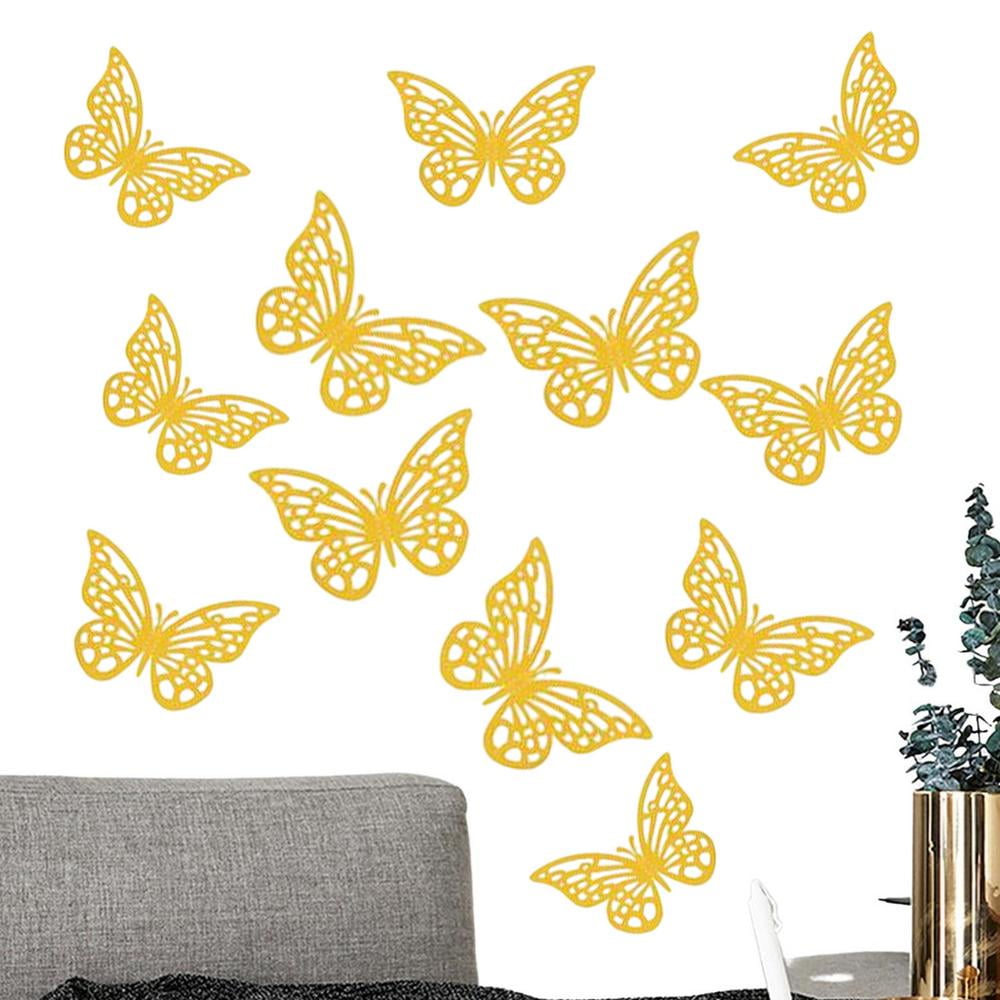 Hemousy Wall Butterfly Decor Party Decorations Peel and Stick Wall ...