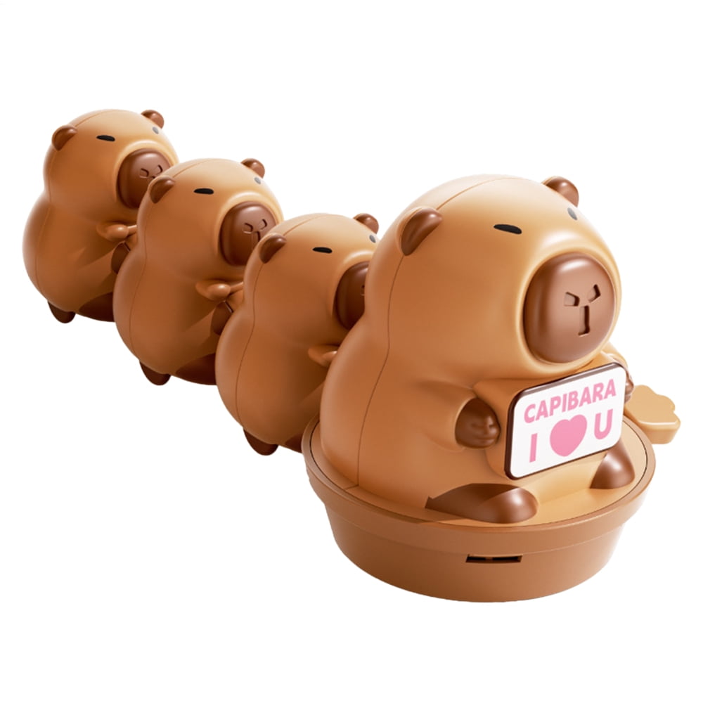 Hemousy Wind up Car for Baby Wind up Capybara Animal Vehicle Toy Early ...