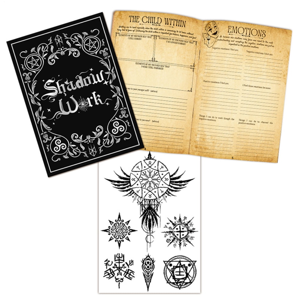 Hemousy Witch Journal Tarot Journal and Workbook Gothic Diary Step-by ...