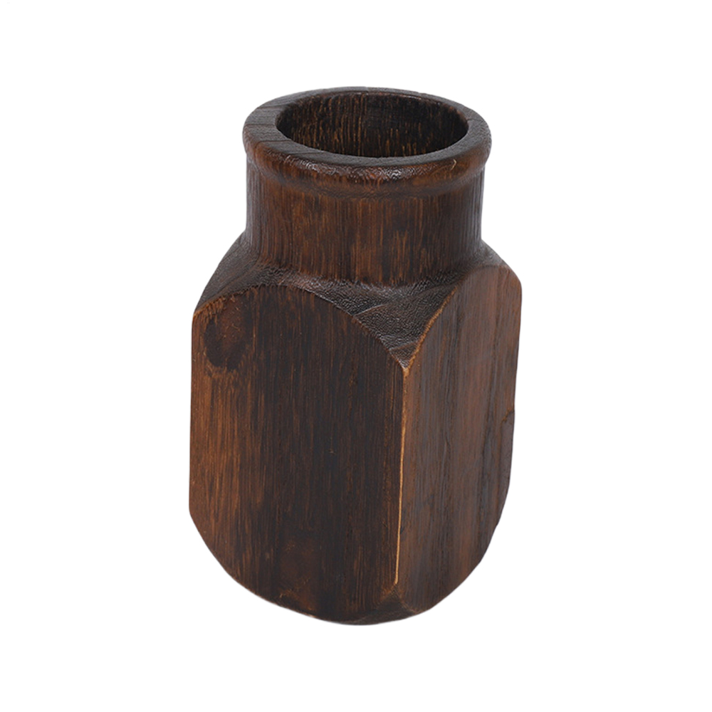 Hemousy Wood Vases for Decor Rustic Desktop Decoration Vintage Artistic ...