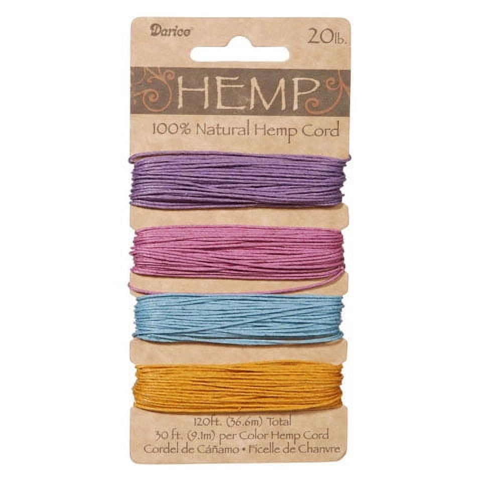 Hemp Card Sets 20Lbs X120 Ft. Pastels - Walmart.com