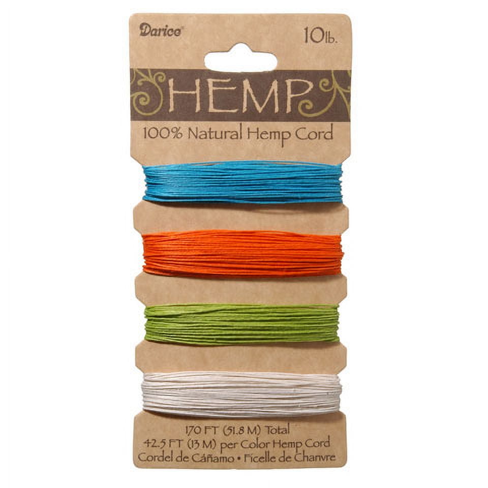 Hemp Cord Set 10Lb X170Ft Bright - Walmart.com