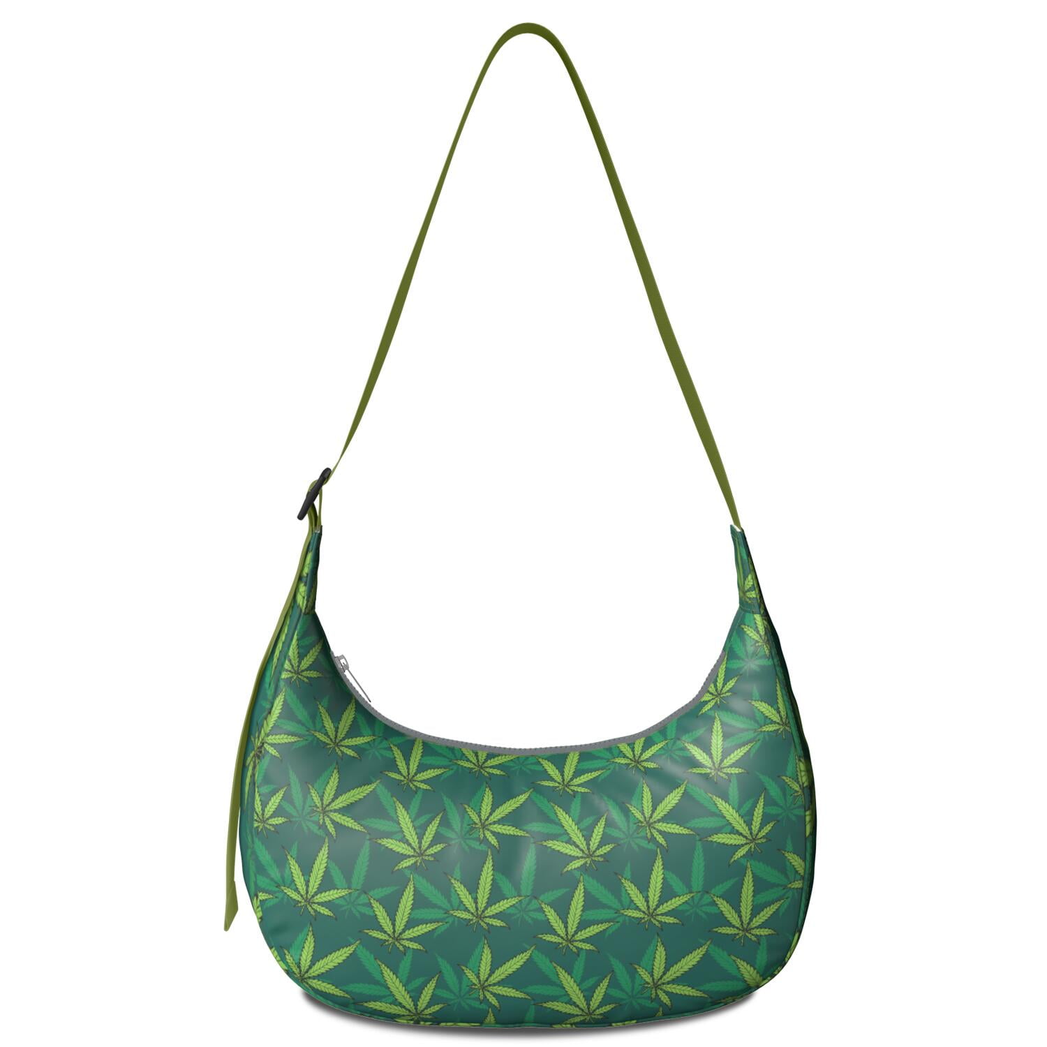 Hemp Leaf Crossbody Tote for Women, Durable Water-Resistant Shoulder ...
