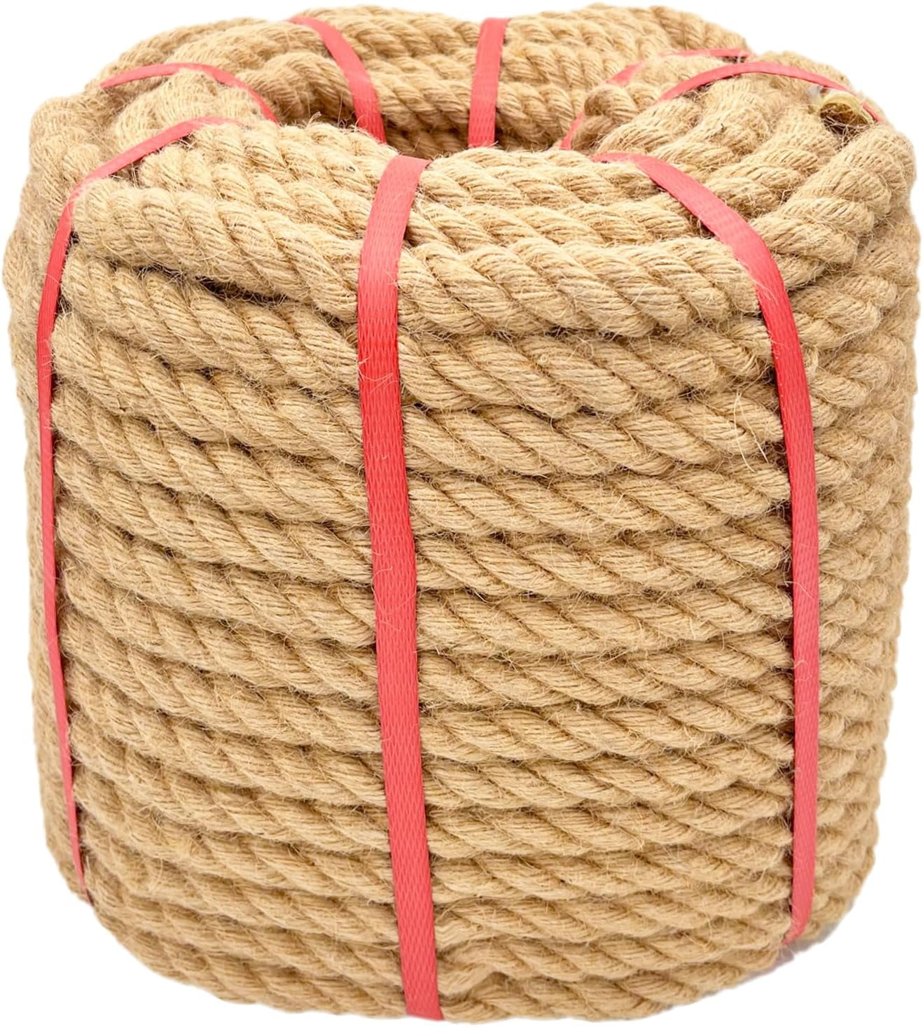 Hemp Rope - 3/4 in X 200 Ft Jute Rope Thick Rope Tug of War Rope Twine ...