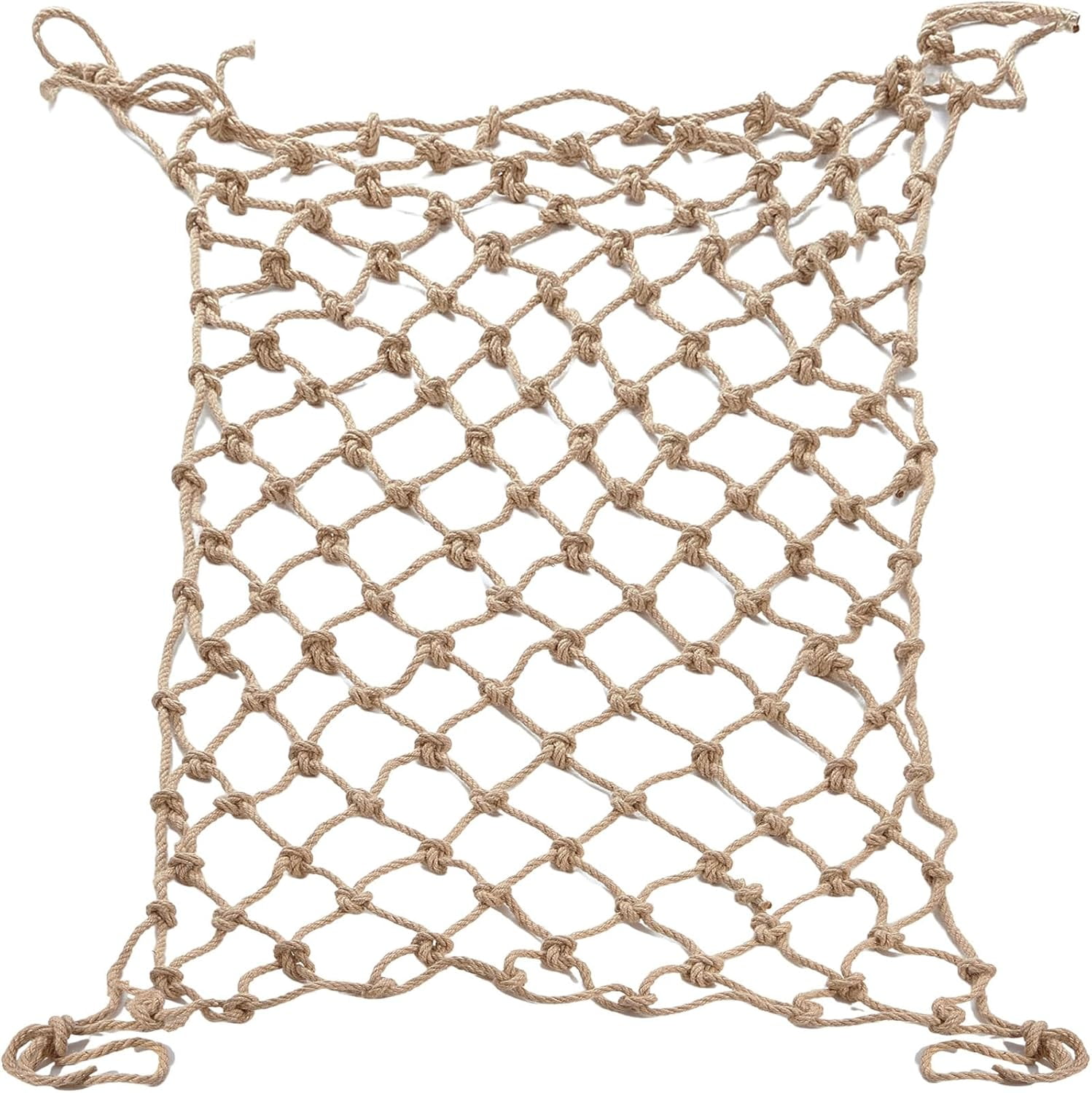 Hemp Rope Net Heavy Duty Natural Jute Rope Net Climbing Safety Rope ...