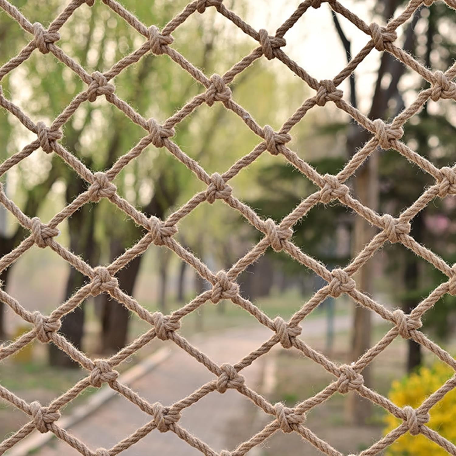 Hemp Safety Rope Net Kids: Heavy Duty Rope Ladder Tree House Climbing ...