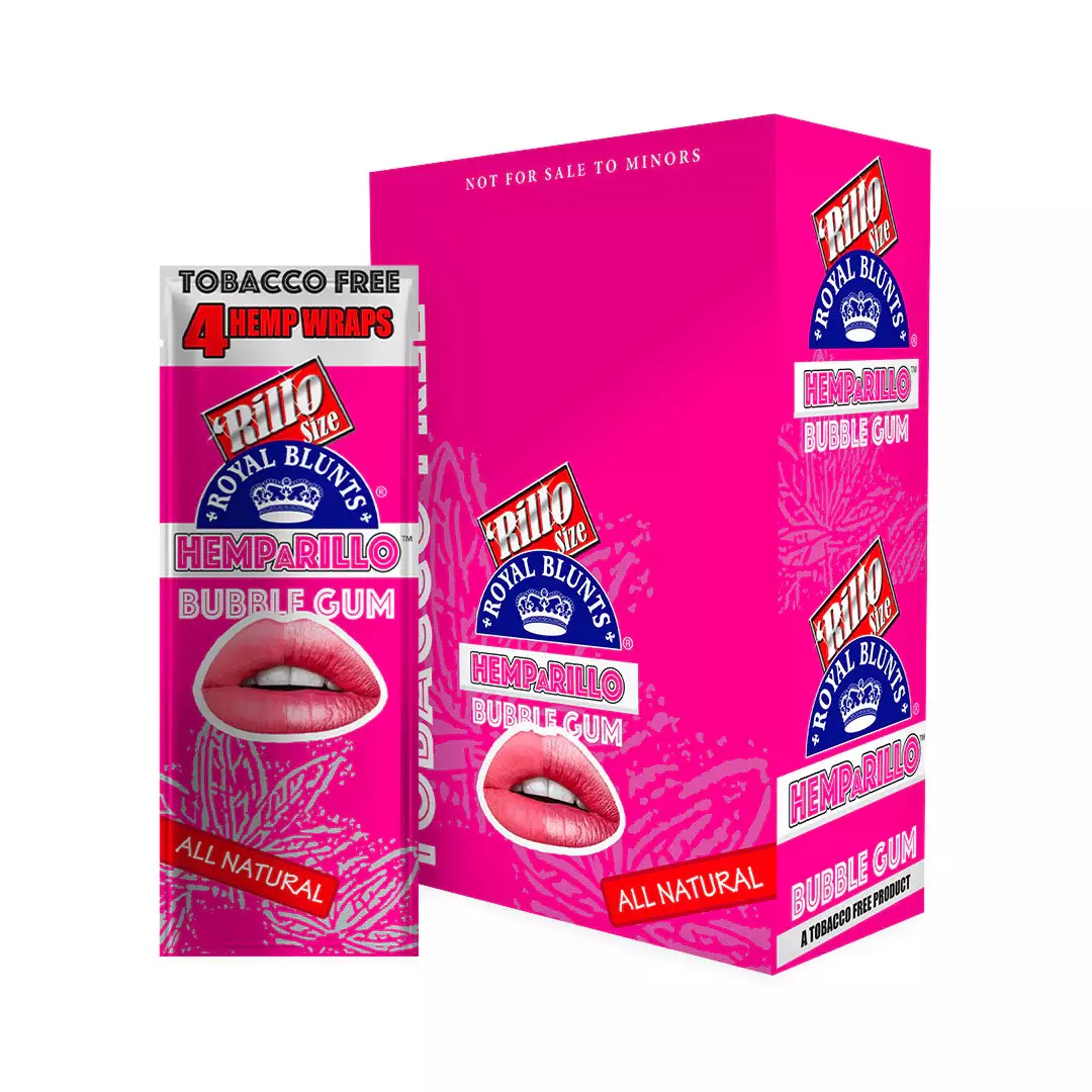 Hemparillo Bubble Gum Rillo size pack of 15 - 4 in each pack - Walmart.com