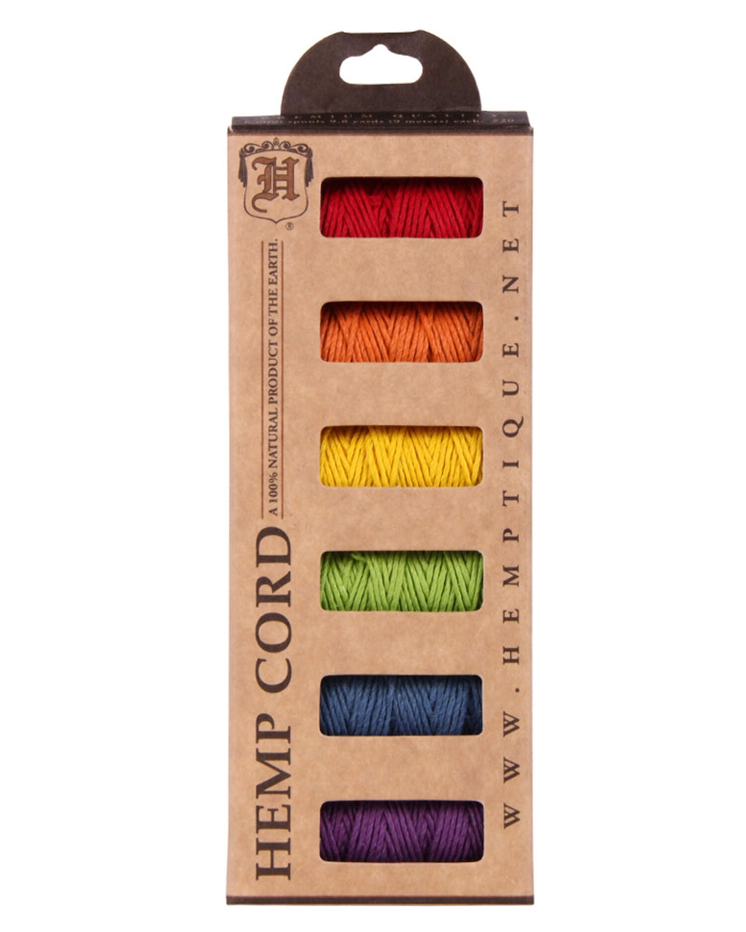 Hemptique #20 Mini Hemp Twine Spools Pack for Arts & Crafts - Walmart.com