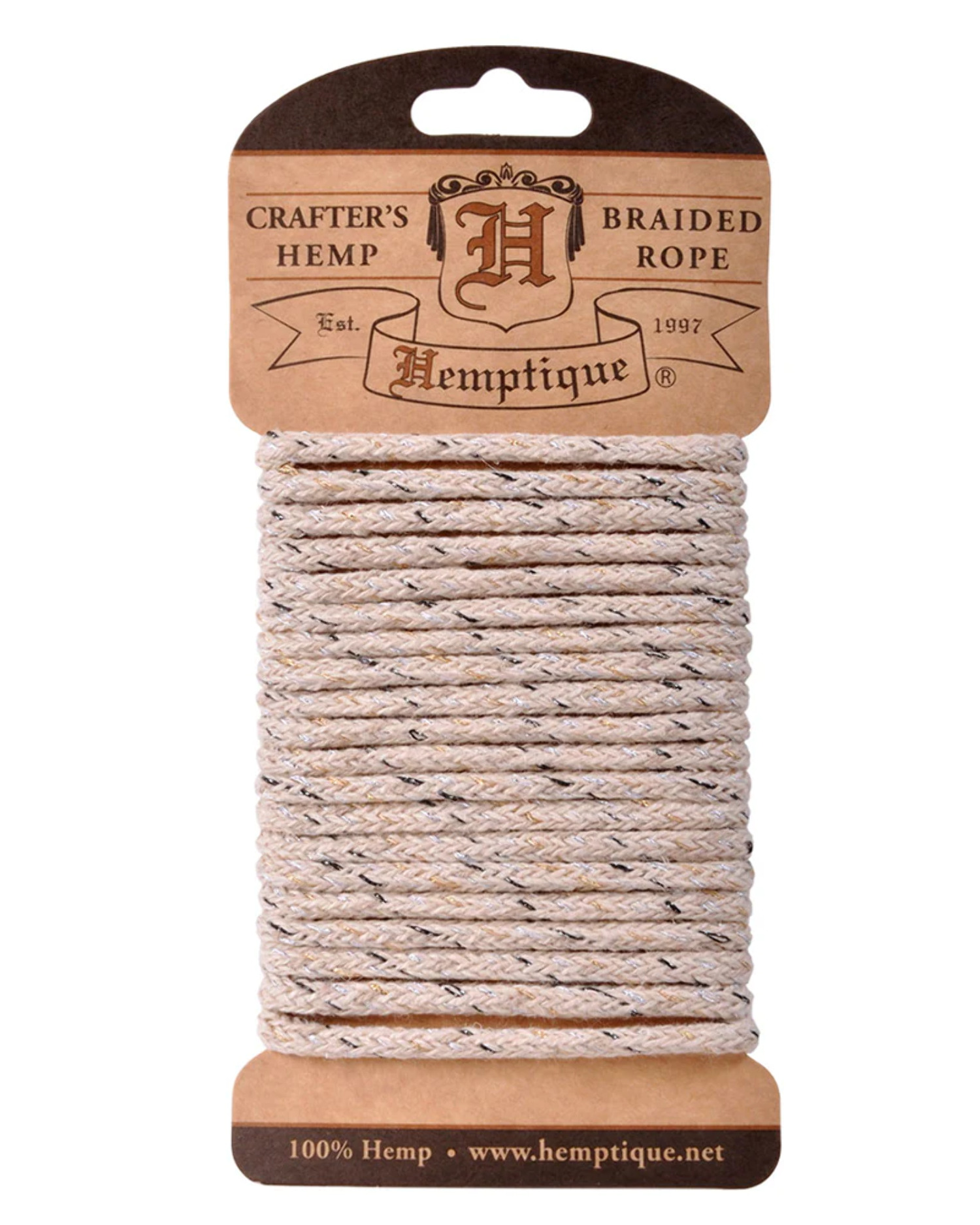 Hemptique 4mm Hemp Braided Rope Cards - Walmart.com