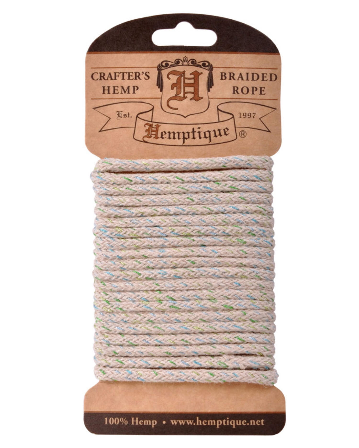 Hemptique 4mm Hemp Braided Rope Cards - Walmart.com