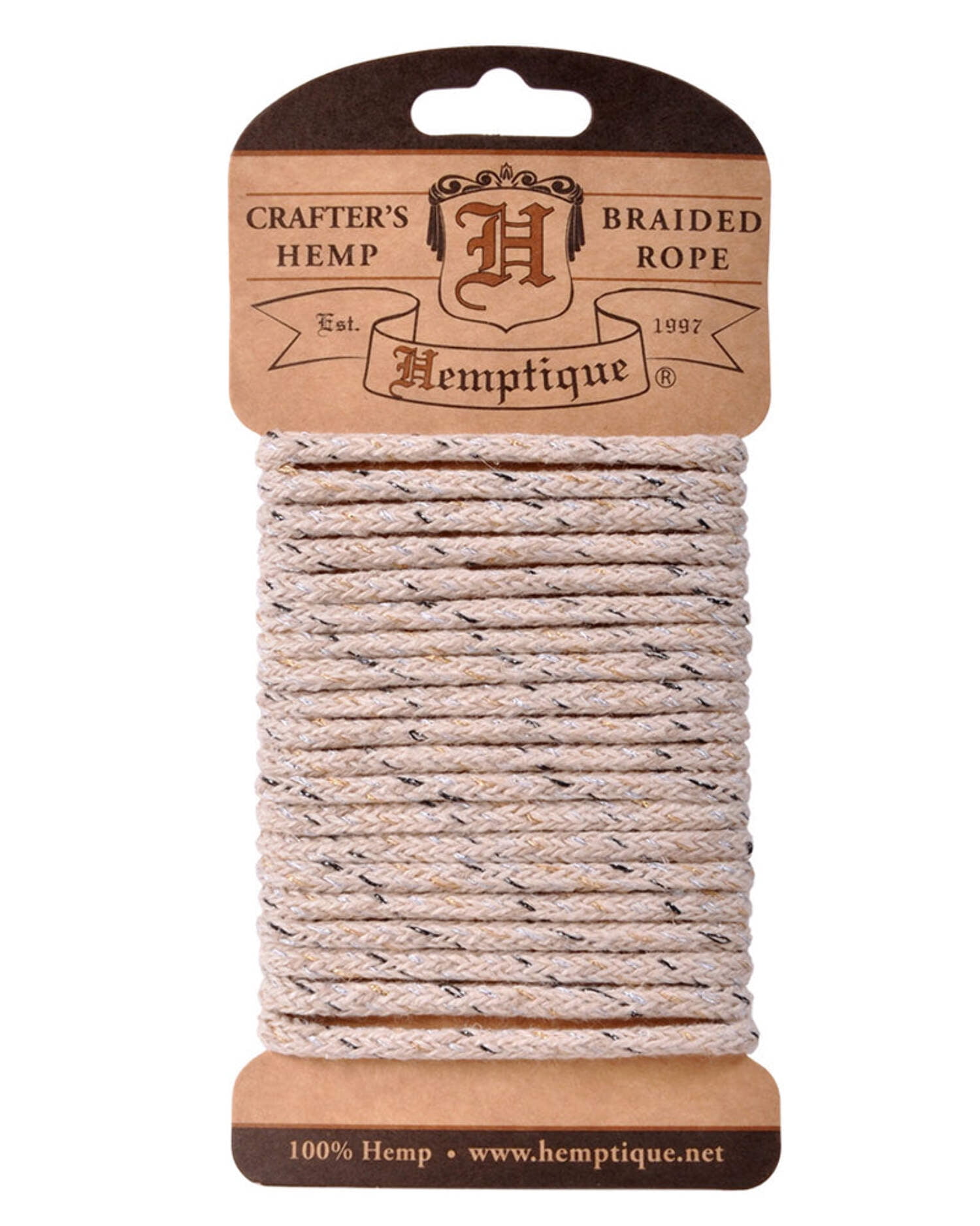 Hemptique 4mm Hemp Braided Rope Cards - Walmart.com