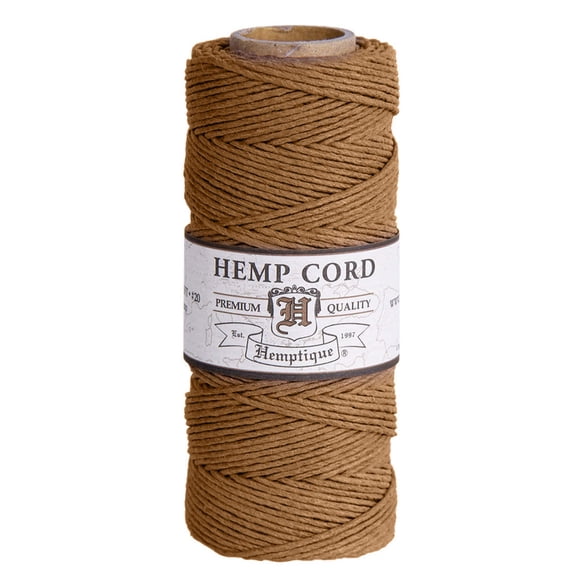 Hemptique Hemp Cord Spool 20lb 205'-Light Brown - Walmart.com