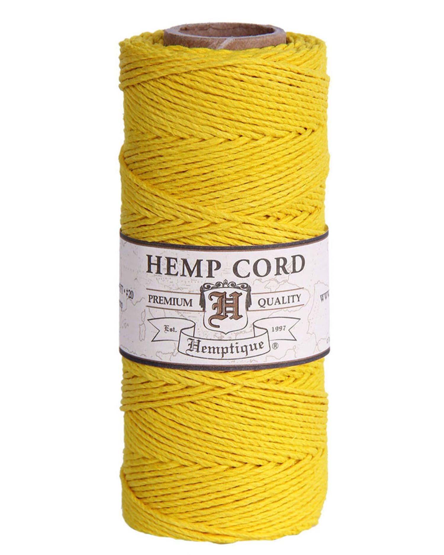 Hemptique Hemp Cord Spool, 20 lb., Yellow - Walmart.com