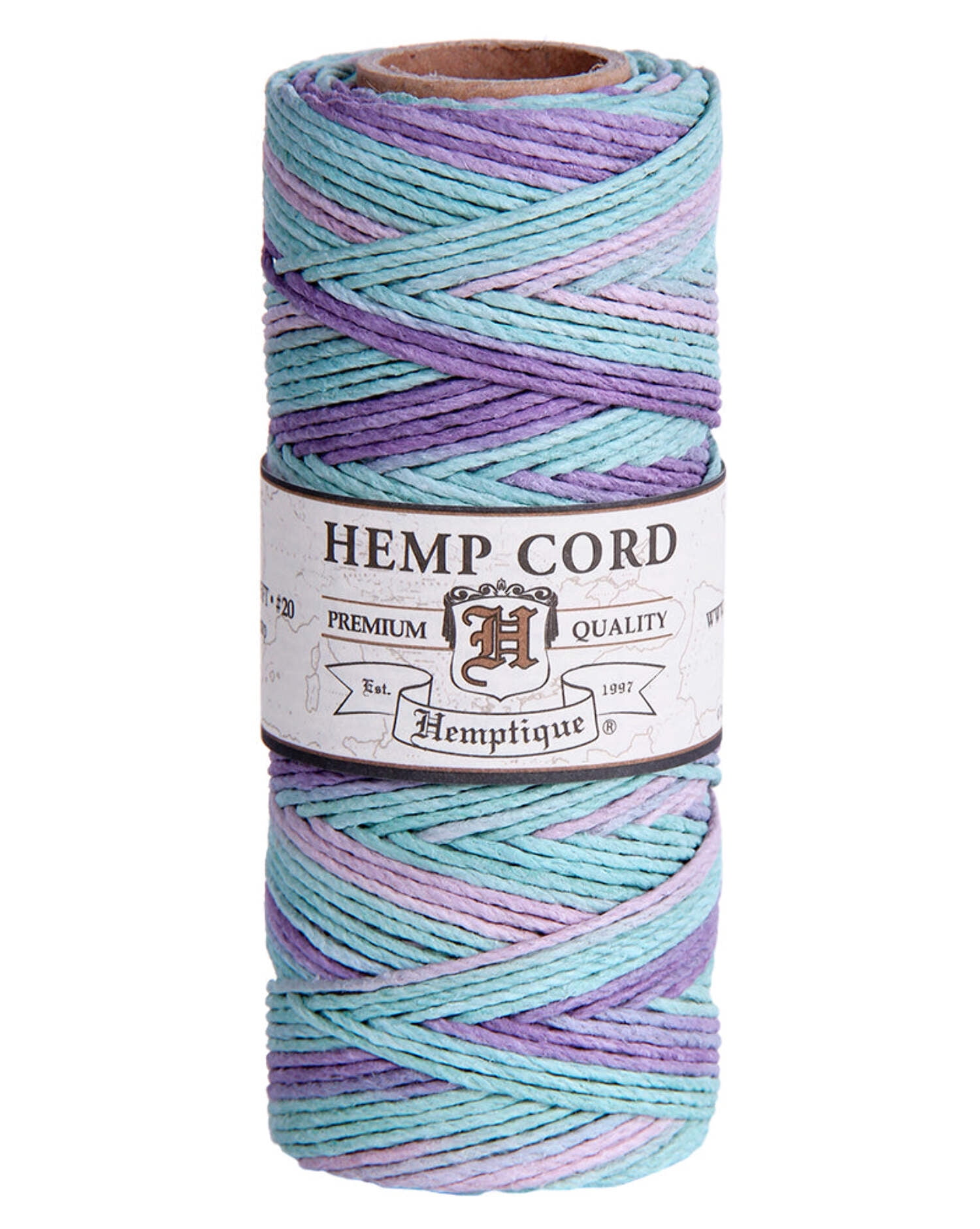 Hemptique Hemp Variegated Cord Spool 20lb 205'-Pastel - Walmart.com