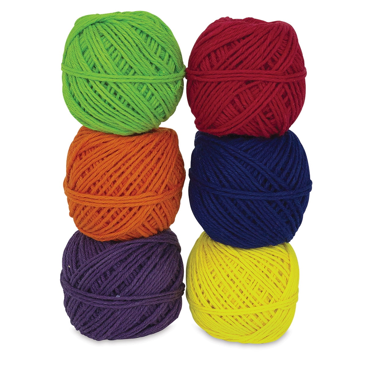 Hemptique Hemp Yarn Bon Bons 25m 6/Pkg-Crayon - Walmart.com