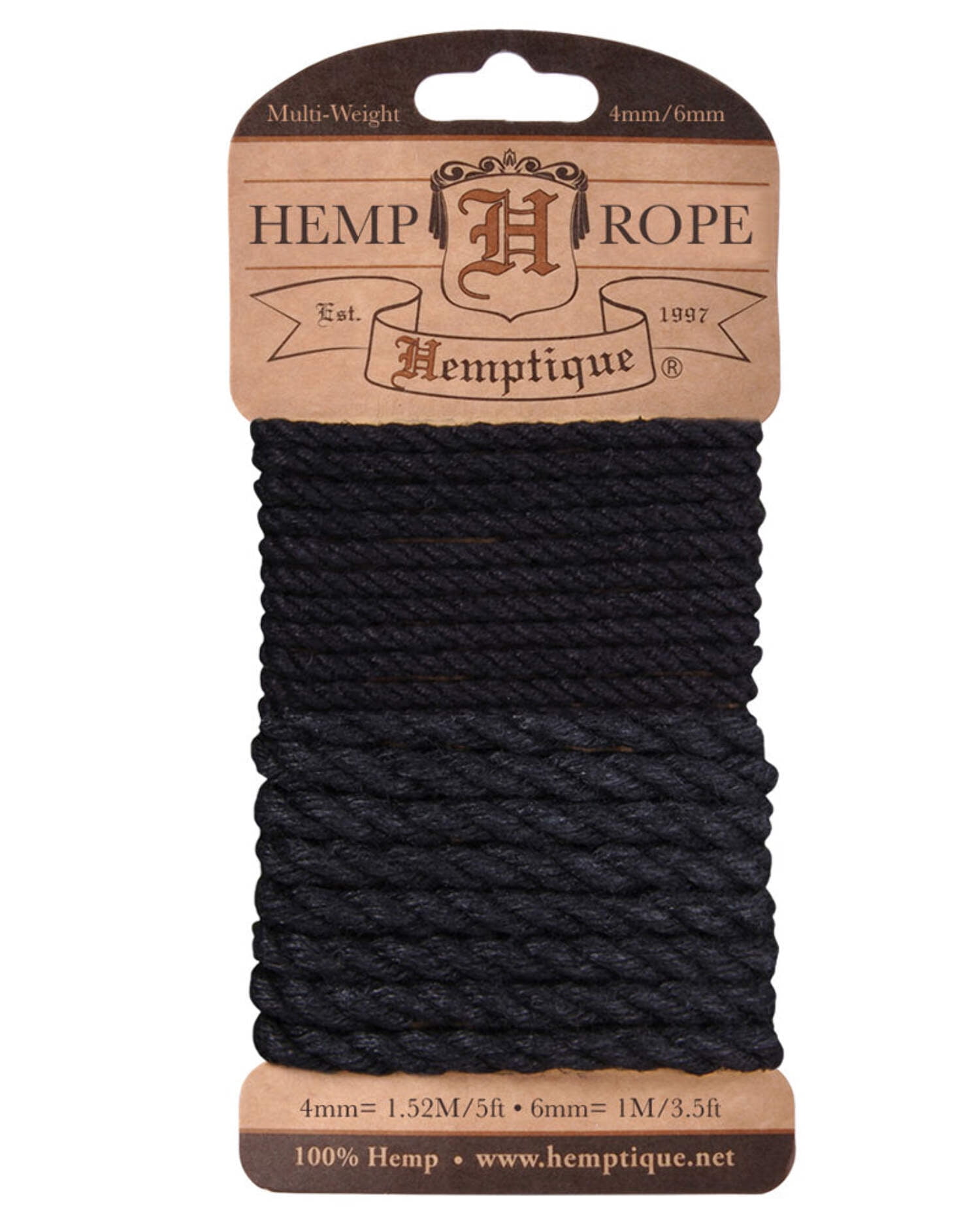 Hemptique Multi-Weight Hemp Twisted Rope Cards - Walmart.com