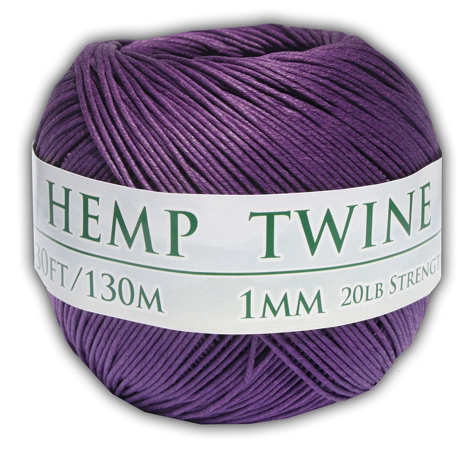 Hemptopia 1 mm 430 Feet Purple Hemp Twine for Arts & Crafts, 1 Piece ...