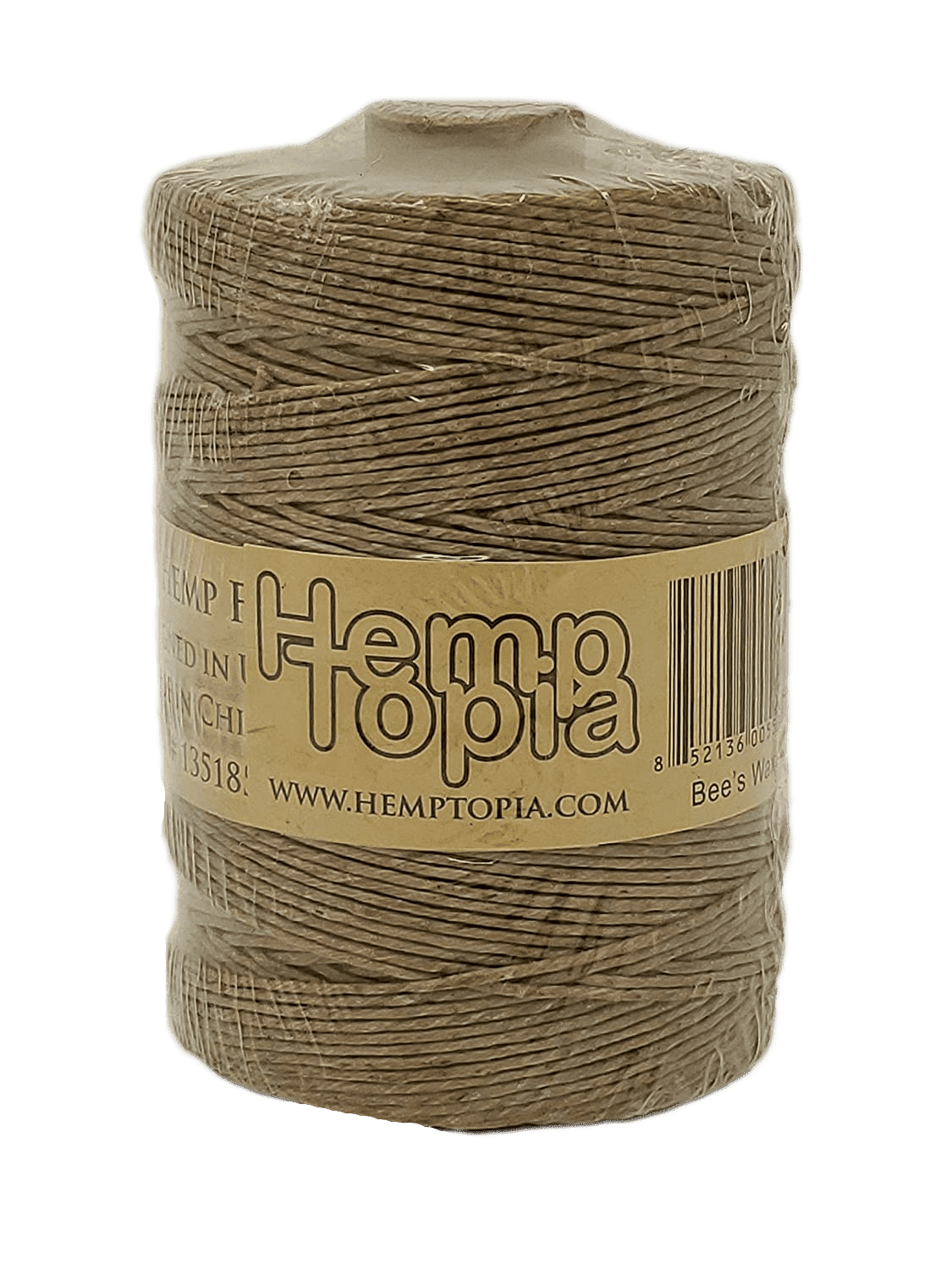 Hemptopia 1mm Bee's Wax Hemp Twine Spool - 700ft - Arts and Crafts ...