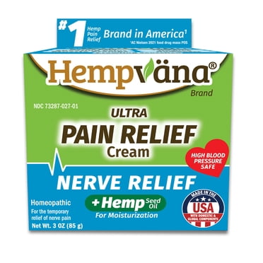 Hempvana Relief Cream, Maximum Strength for Arthritis Pain ...