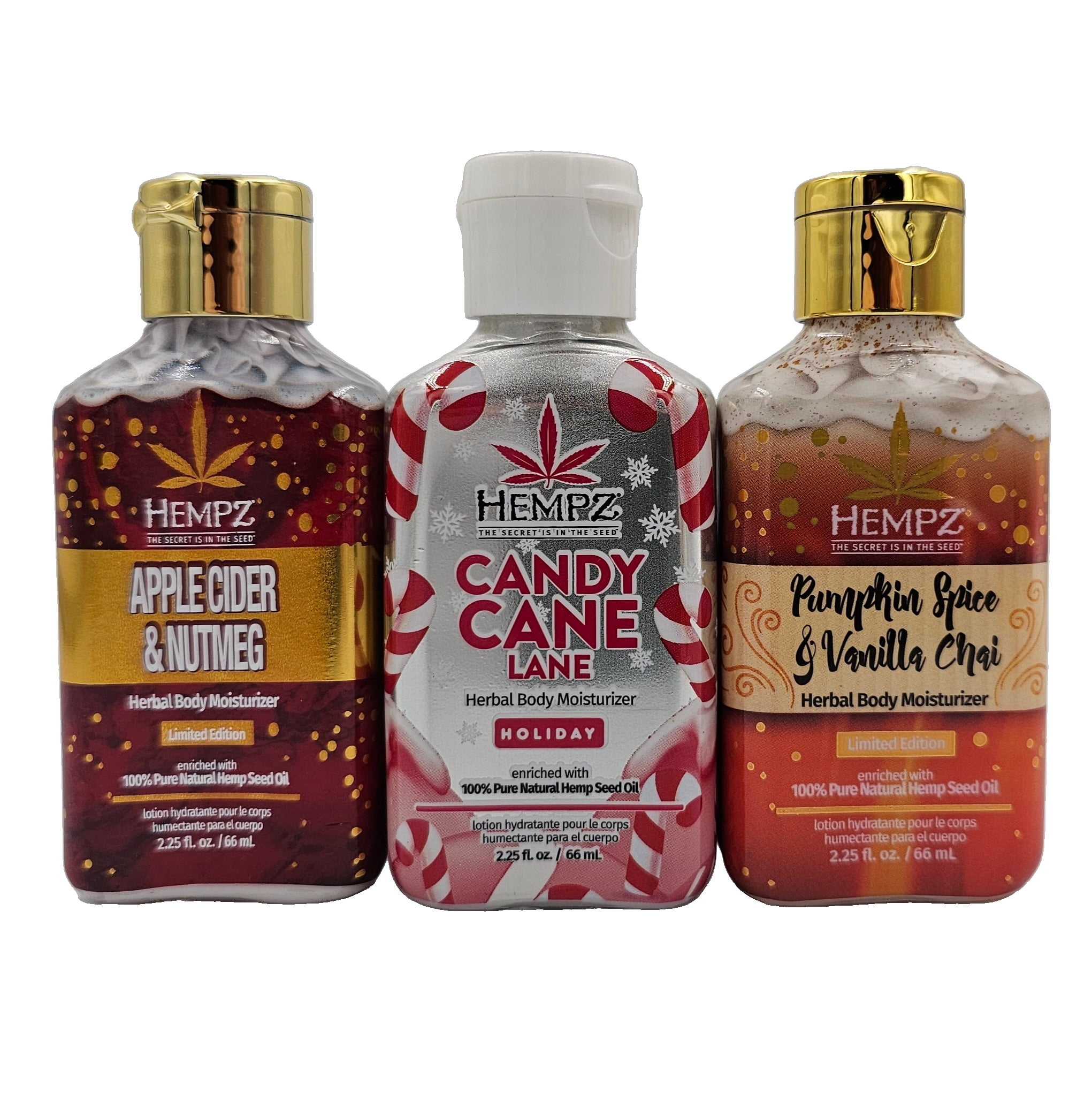 Hempz Holiday Limited Edition Mini Apple Cider Gift Set Body Lotion ...