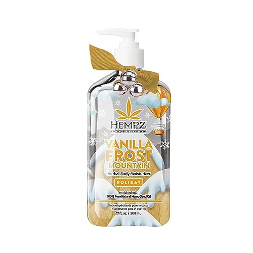 Hempz Limited Edition Vanilla Frosted Mountain Body Lotion Moisturizer ...