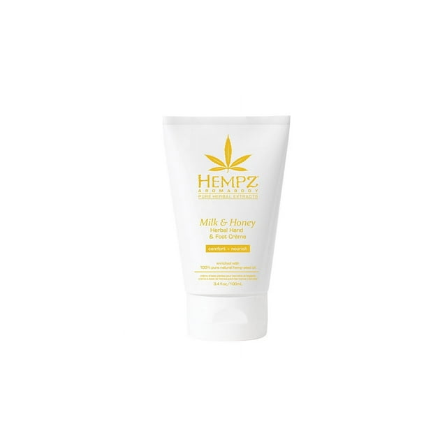 Hempz Milk & Honey Herbal Hand & Foot Crème 3.4 oz. - Walmart.com
