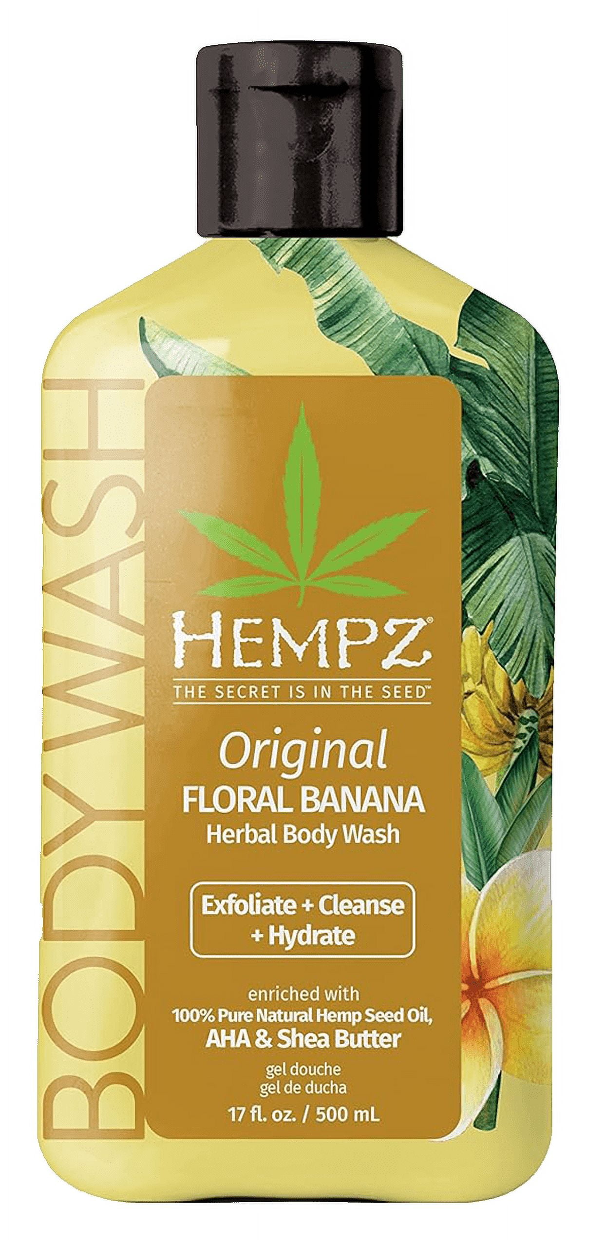 Hempz by Supre Original Floral Banana Herbal Body Wash - 17 oz ...