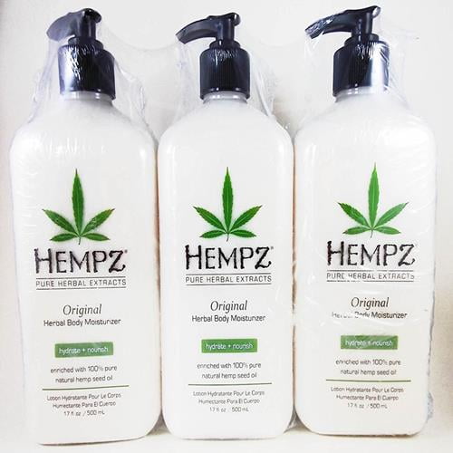 Hempz Original Herbal Moisturizer 17 Ounce Lotion 3 Pack Packaging May ...