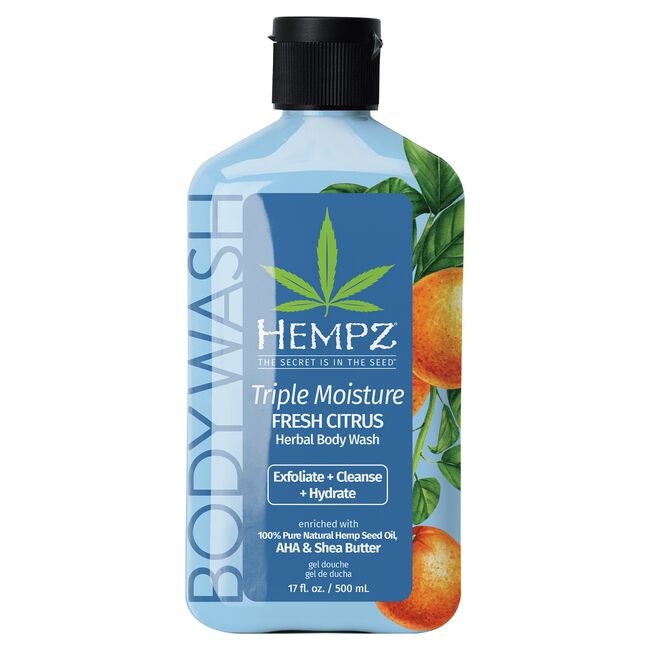 Hempz Triple Moisture Fresh Citrus Herbal Body Wash 17oz - Walmart.com