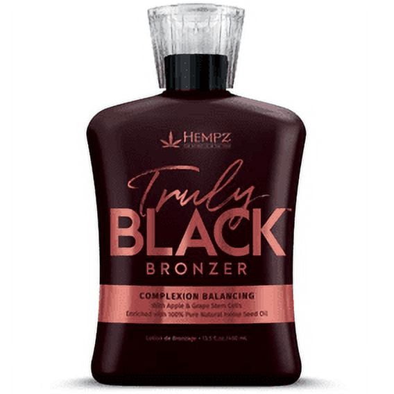 Hempz Truly Black Bronzer Tanning Lotion 13.5 oz - Walmart.com