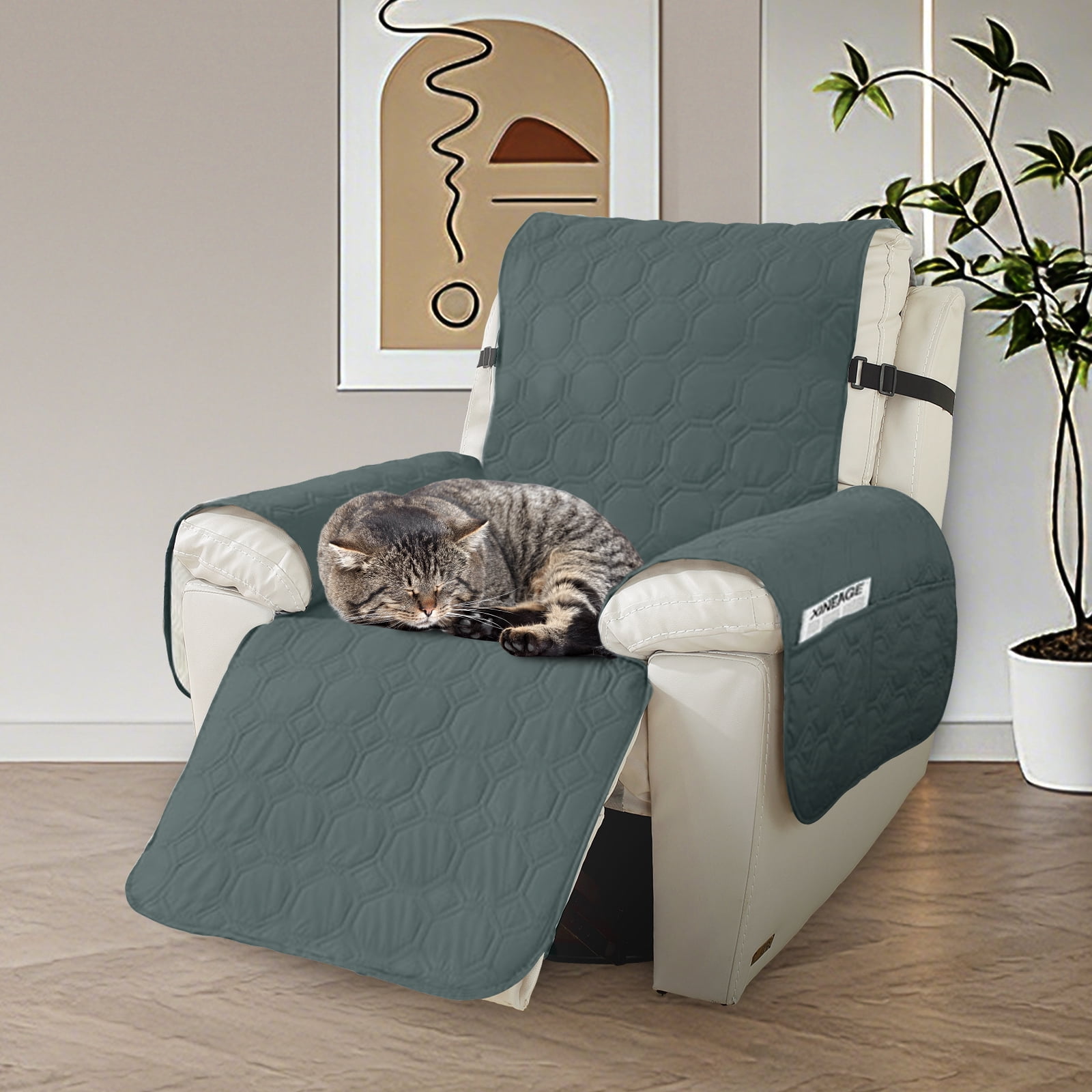 Hemvt 100% Waterproof Recliner Covers for Large Recliner Chair, Non ...