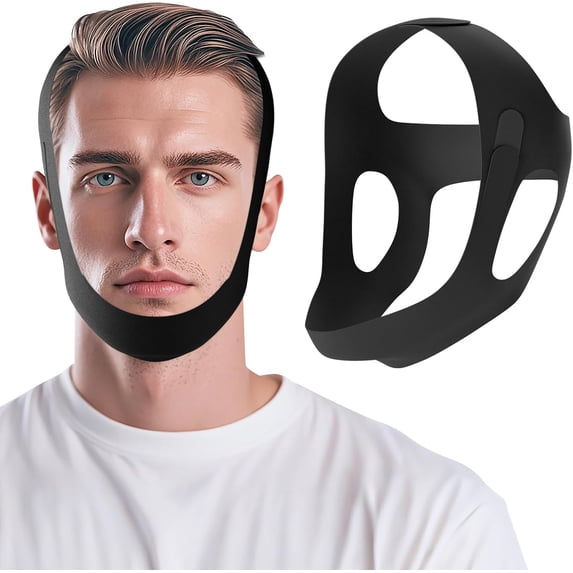 Hemvt Anti Snore Chin Strap for Sleeping Comfortable Stop Snoring ...